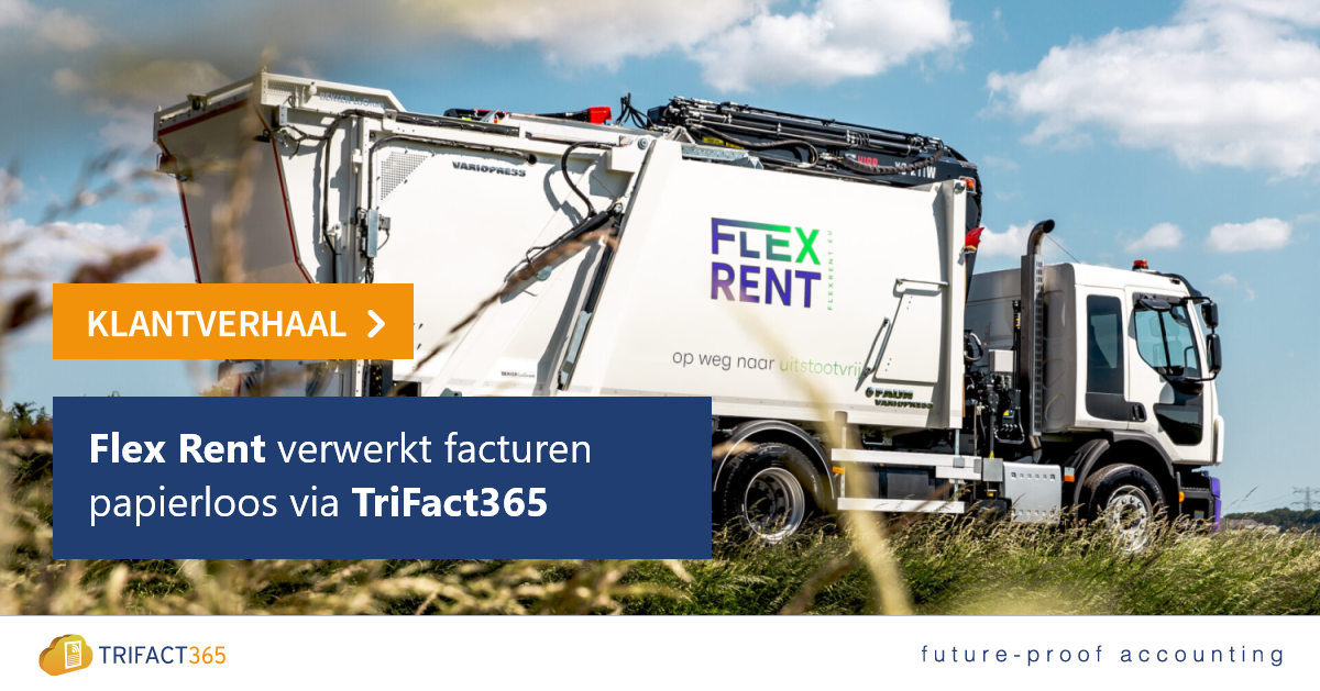 Flex Rent kiest voor factuurverwerkingssoftware van TriFact365